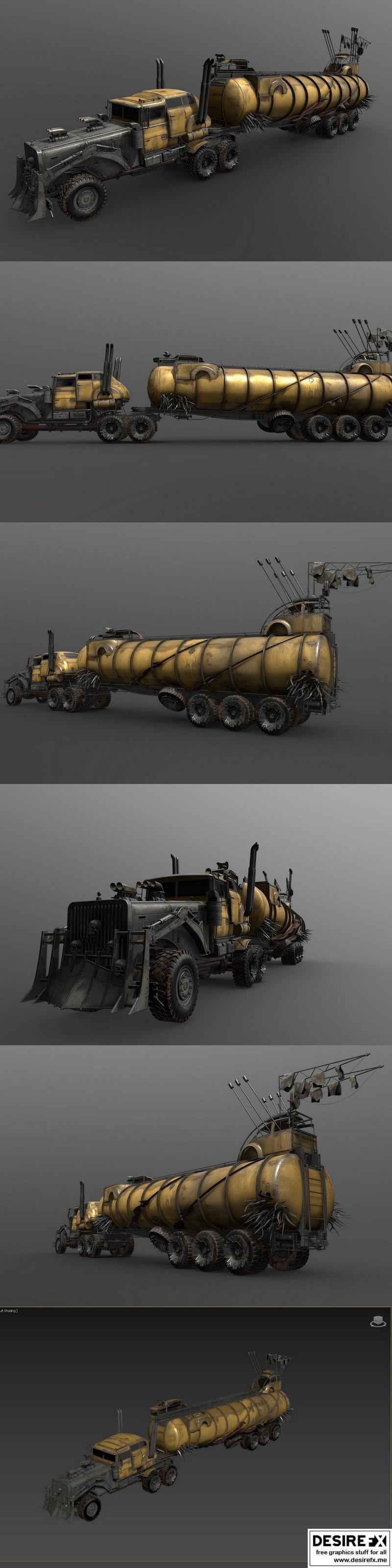 Desire FX 3d models | Mad Car 8k resolution