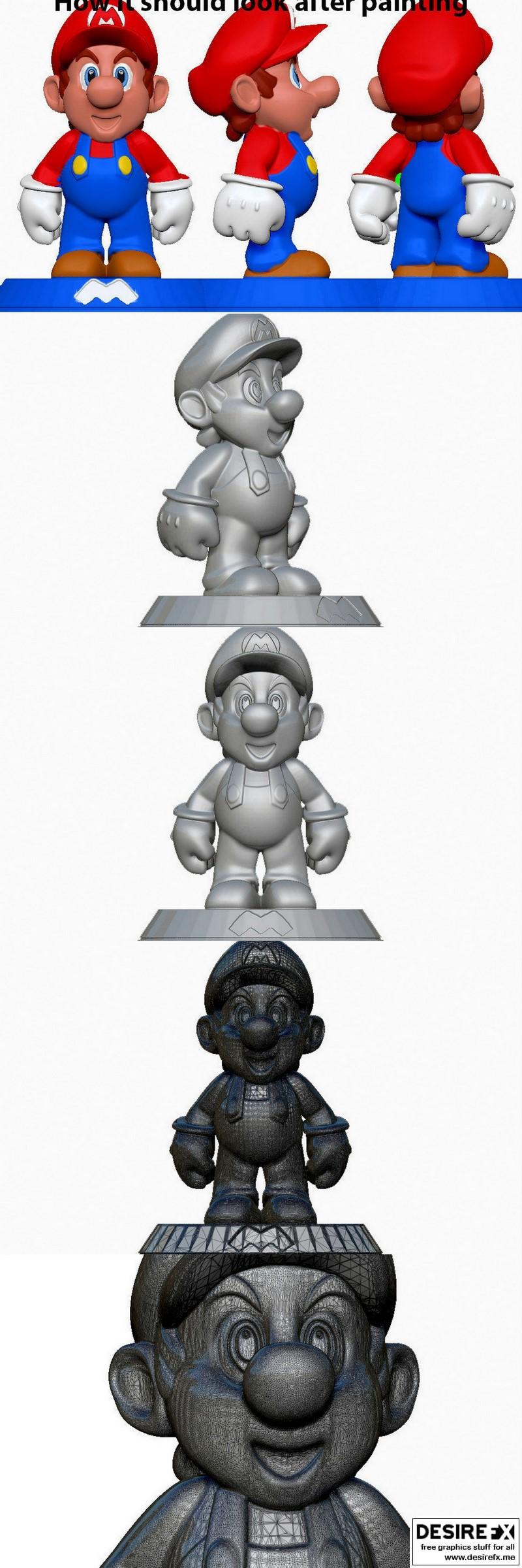 Desire FX 3d models | Mario 3D print model