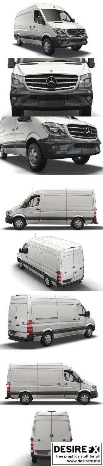 Desire FX 3d models | Mercedes Benz Sprinter Van L2H2 2018 – 3D Model