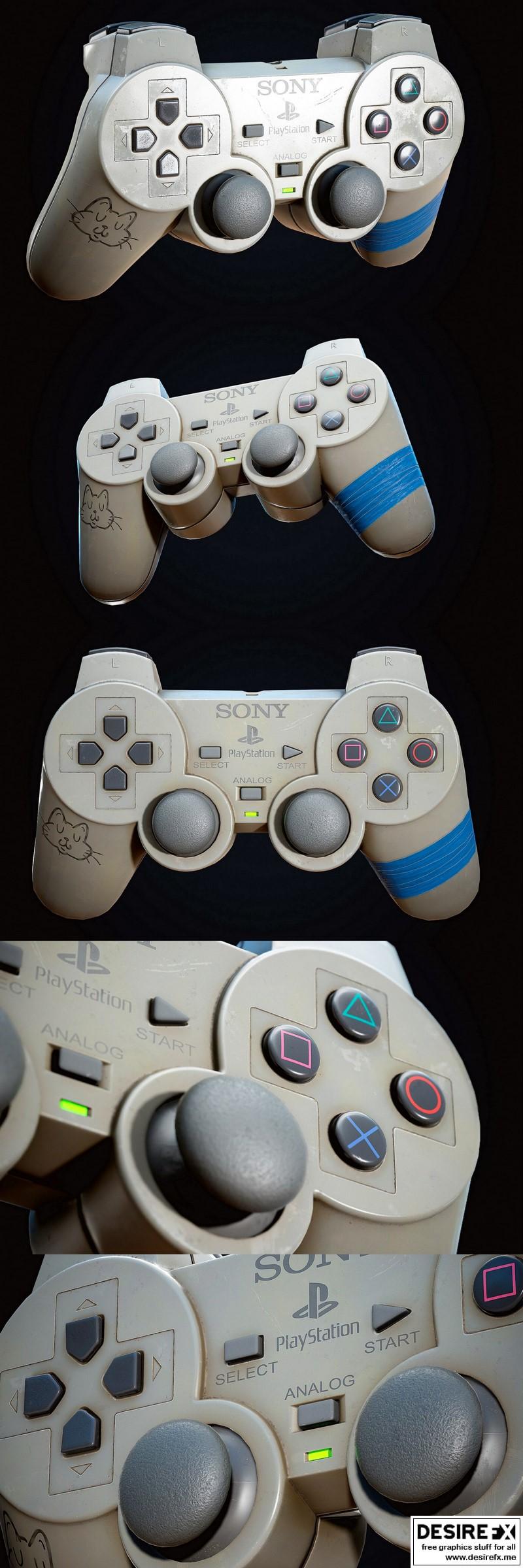 Desire FX 3d models | Old PS1 Controller