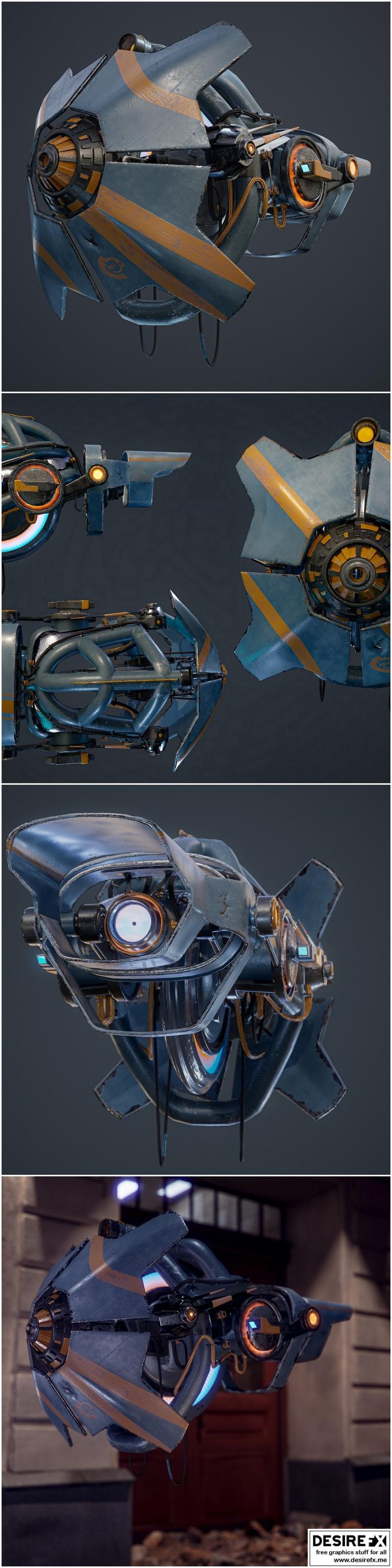 Desire FX 3d models | Scan Drone – Half-Life 2