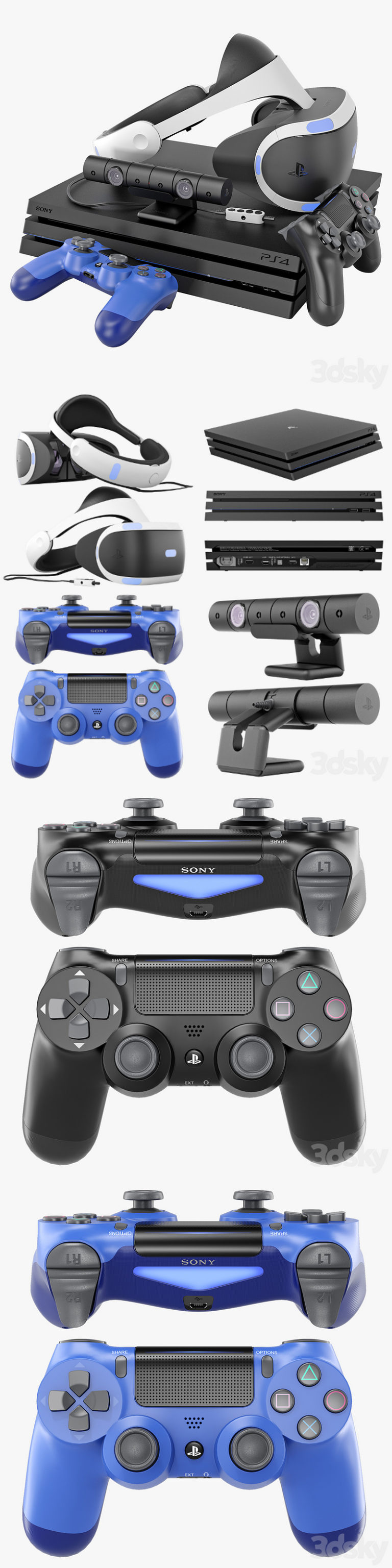 Desire FX 3d models | Sony PS4 Pro VR – 3D Model