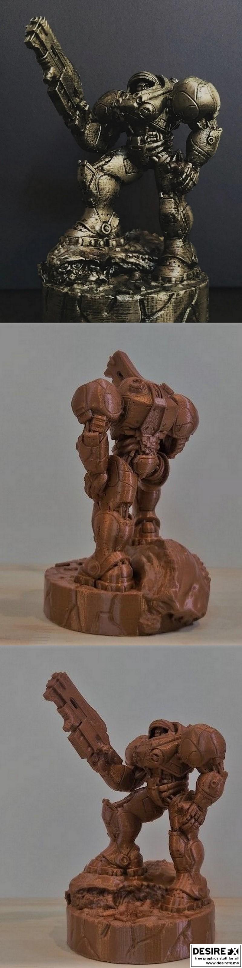Desire FX 3d models | Starcraft 2 marine 3D print model