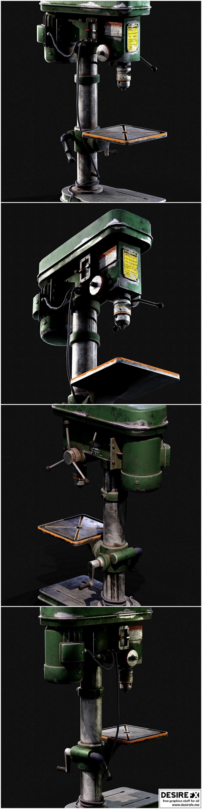 Desire FX 3d models | Vertical drill