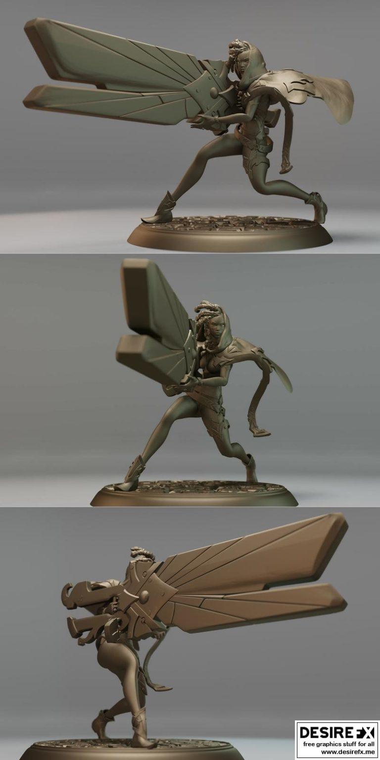 Desire FX 3d models | Senna – League of Legends – 3D Print Model STL