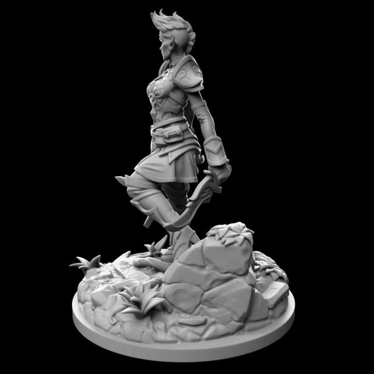 Desire FX 3d models | Elf Warrior 3D print model