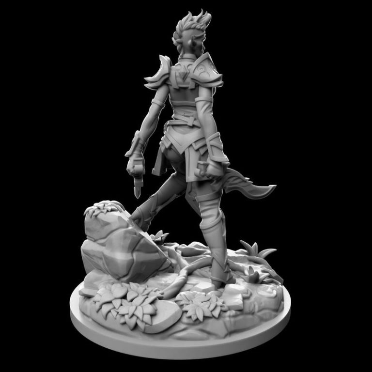 Desire FX 3d models | Elf Warrior 3D print model