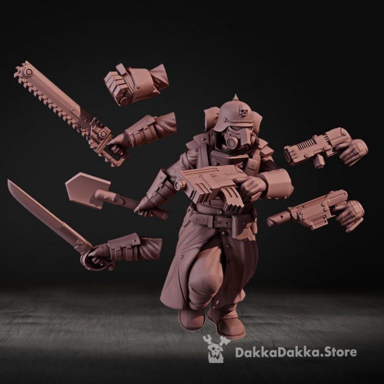 Desire FX 3d models | Death Division commander 3D print model