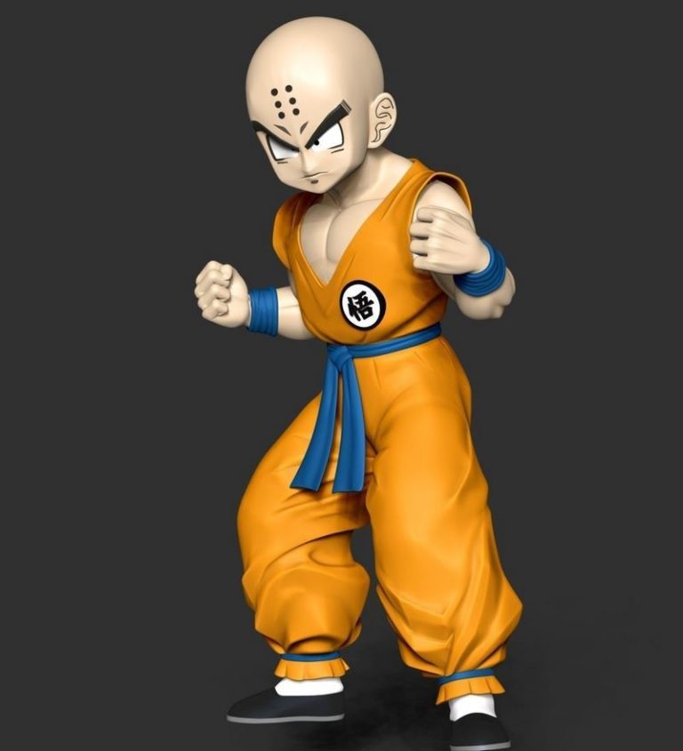 Desire FX 3d models | Krillin – Dragon Ball Fanart 3D print model