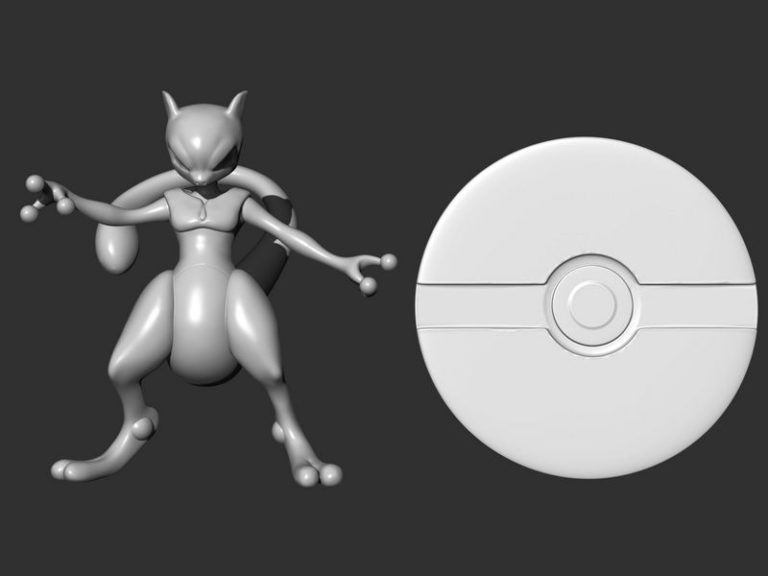 Desire FX 3d models | Mewtwo figure 3D print model