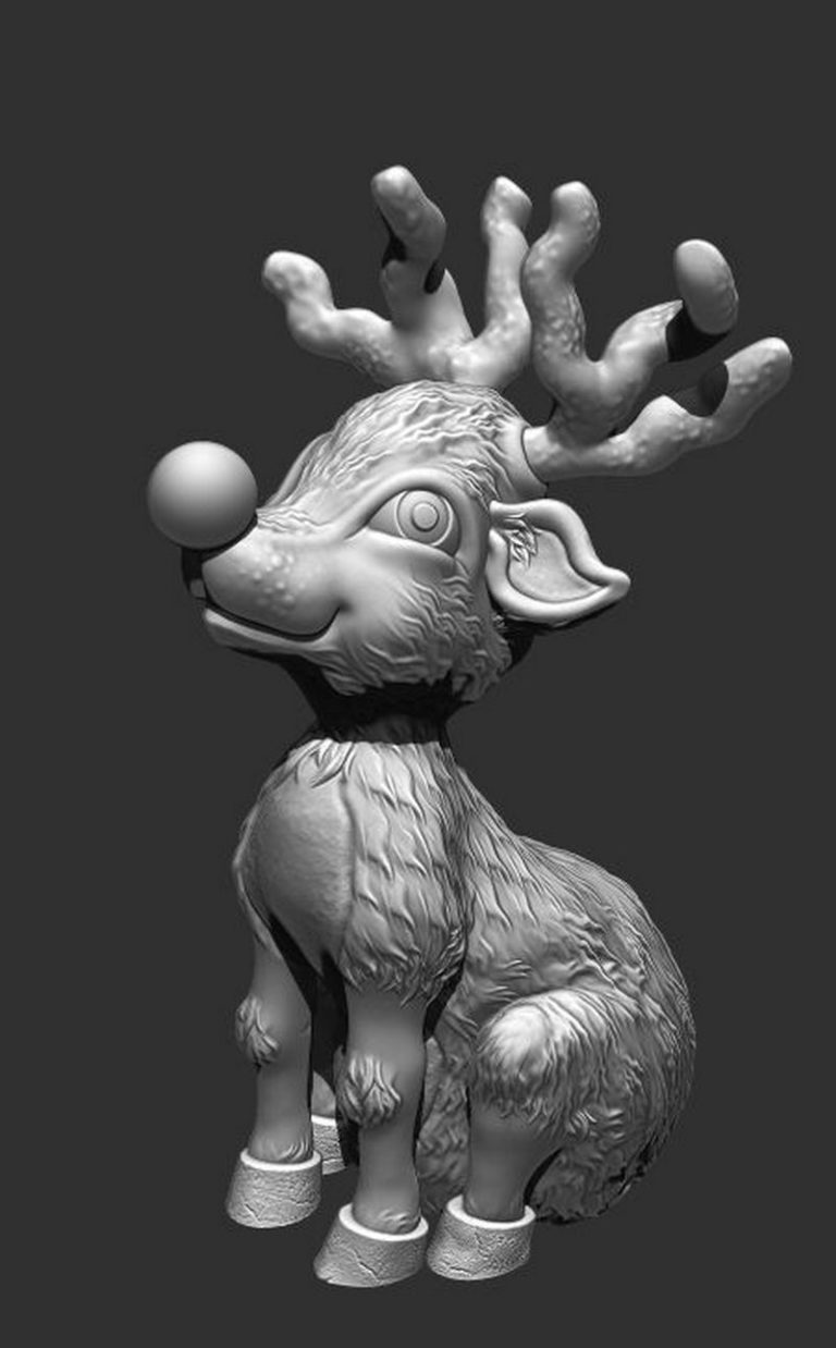 Desire FX 3d models | Rudy Reindeer 3D print model