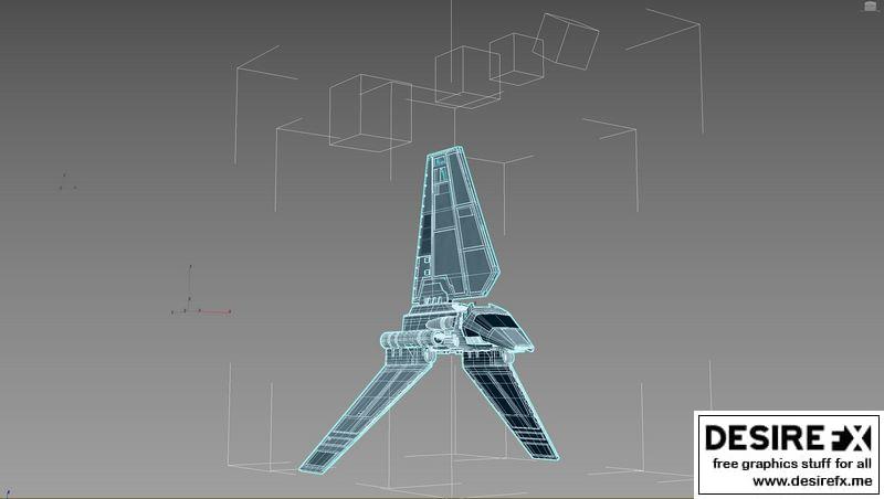 Desire FX 3d models | Star Wars Imperial Shuttle