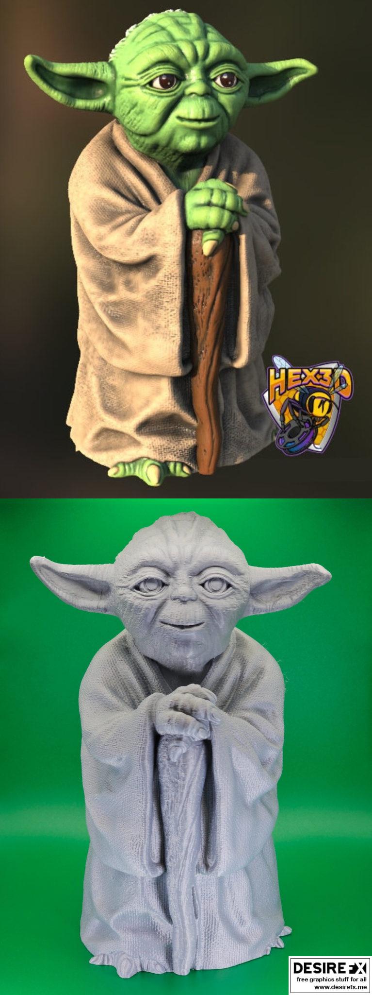 Desire FX 3d models | 1981 Yoda Puppet – 3D Print Model STL