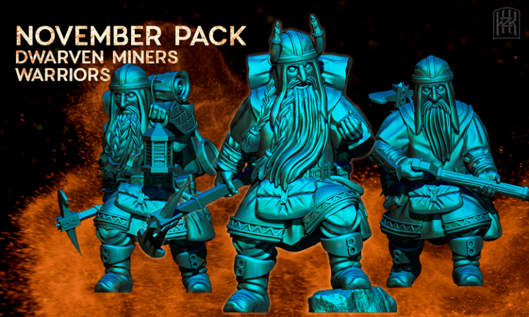 Desire FX 3d models | Exiled Dwarves Expedition – Dwarven Miners ...