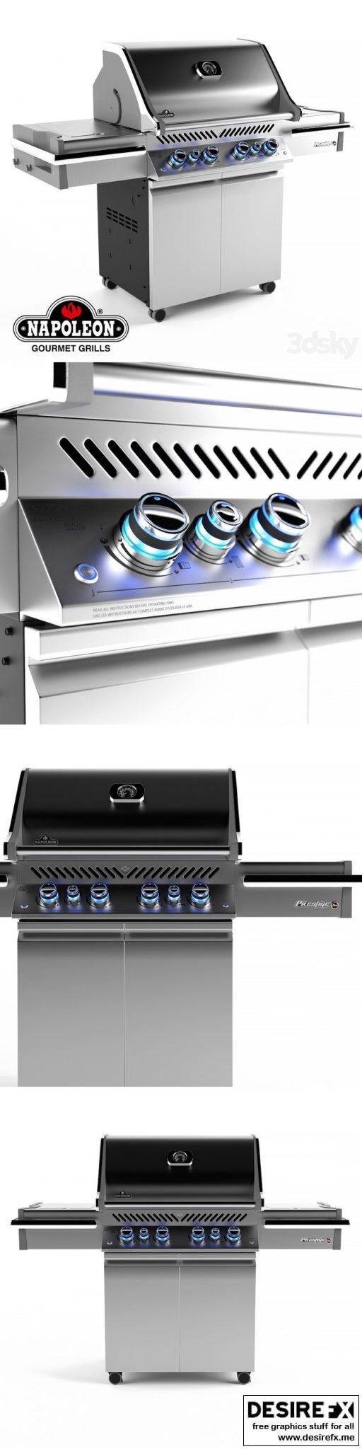 Desire FX 3d models | Grill Napoleon PRO 500 3D Model