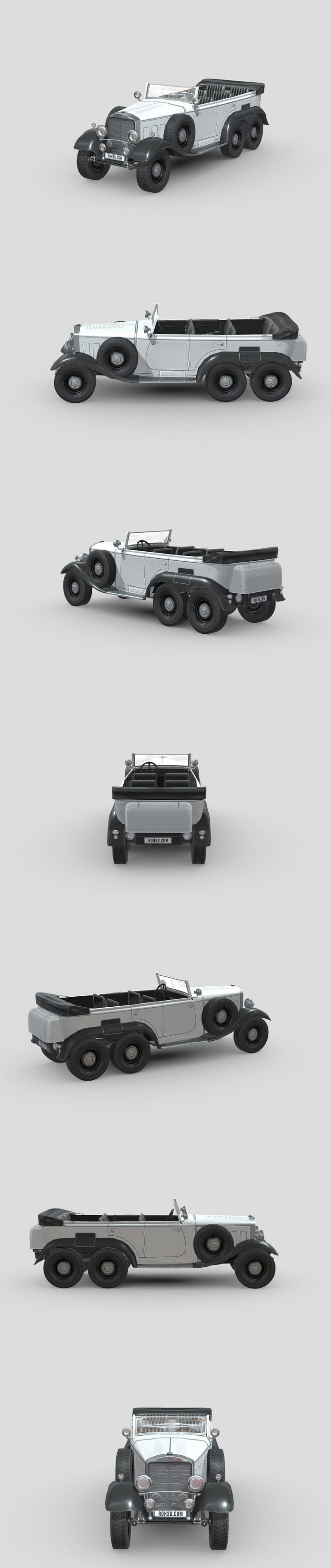 Desire FX 3d models | Mercedes Benz W31 Type G4 1939 – 3D Model