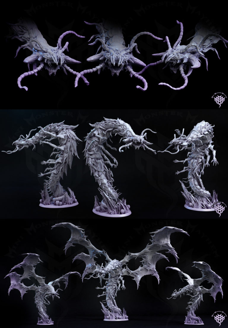 Desire FX 3d models | Mini Monster Mayhem – Centi Dragon – 3D Print ...