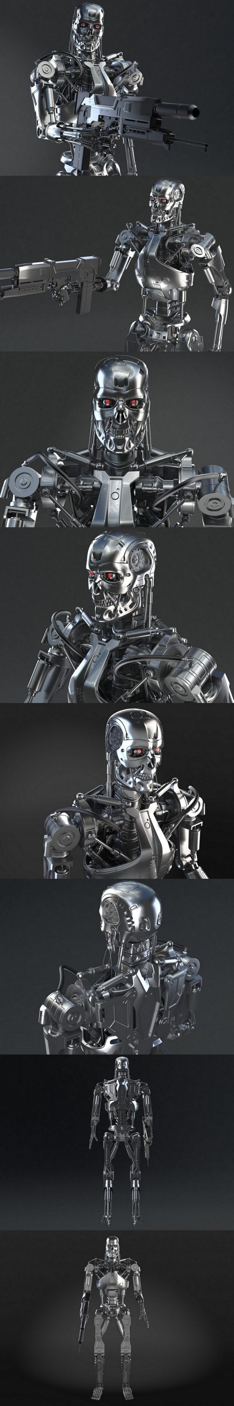 Desire FX 3d models | Terminator T800 3D Model