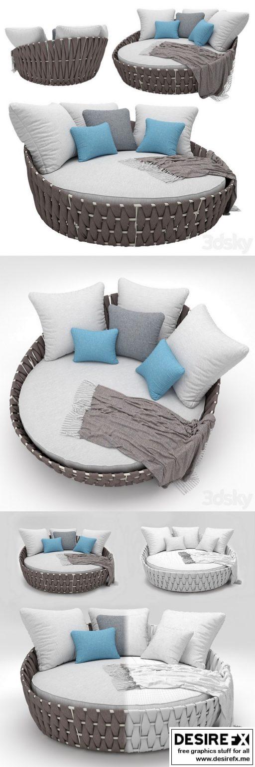 Desire FX 3d models | Tosca daybed 3D Model