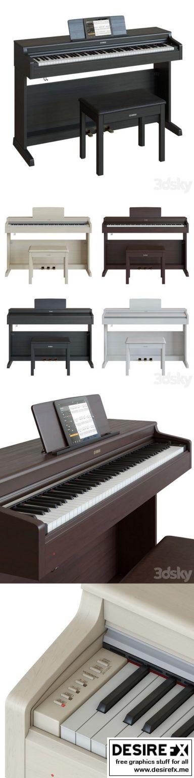 Desire FX 3d models | Ymaha YDP-164 Piano 3D Model