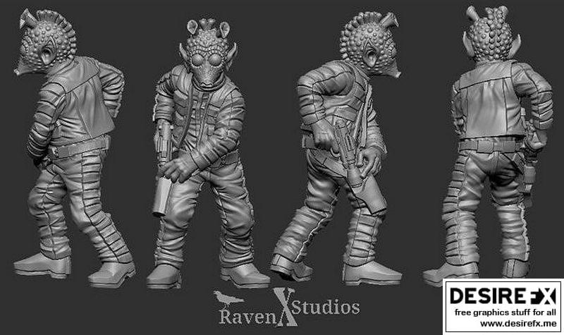 Desire FX 3d models | Greedo Legion Scale