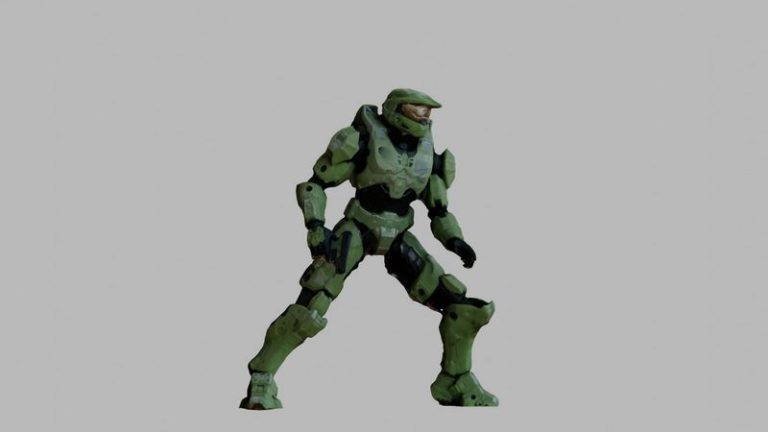 Desire FX 3d models | Master Chief Halo Spartan Pose
