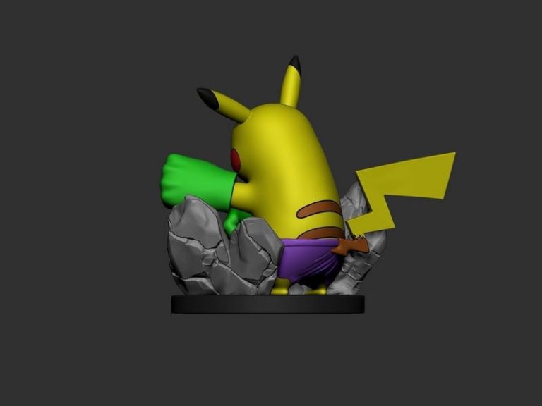 Desire FX 3d models | Pokemon pikachu superhero hulk 3D print model