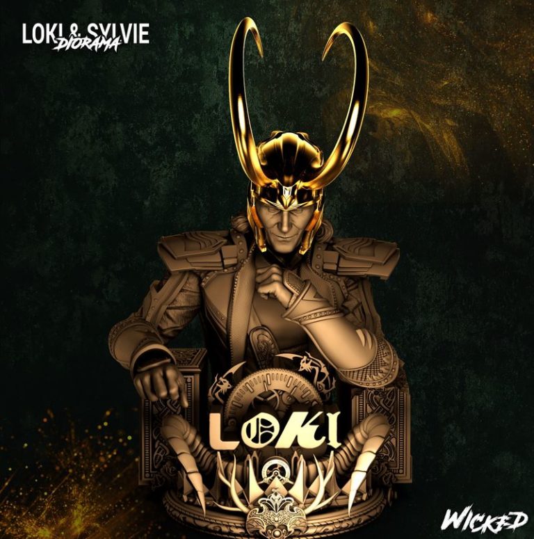 Desire FX 3d models | Marvel Loki Bust STL 3D print model