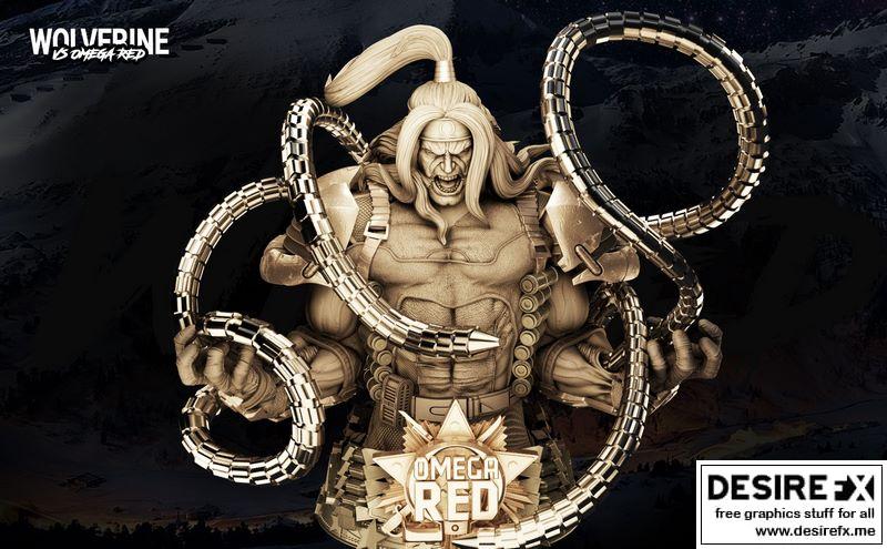 Desire FX 3d models | Marvel Omega Red Bust 3D print model