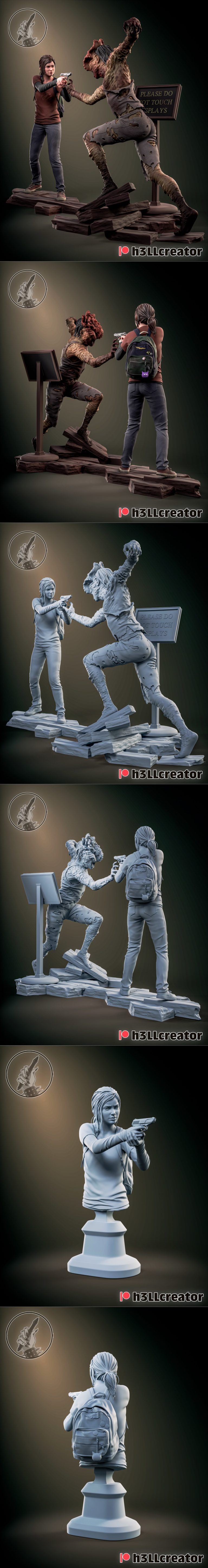 Desire FX 3d models | H3LL Creator – Joel and Ellie – 3D Print Model STL