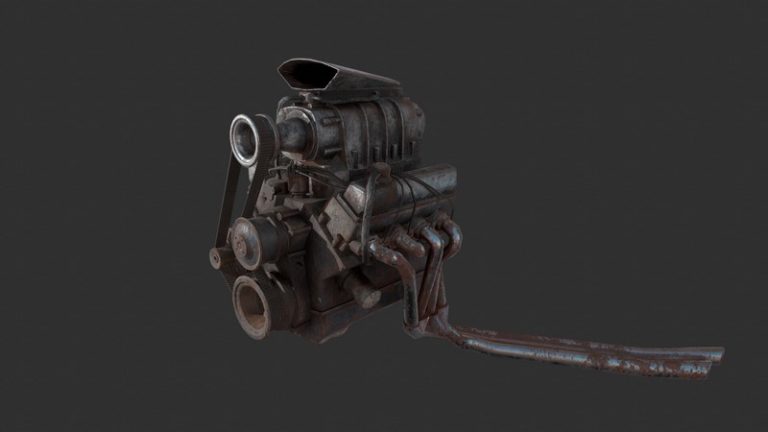 Desire FX 3d models | Supercharged V8 – Mad Max – Post Apocalyptic ...