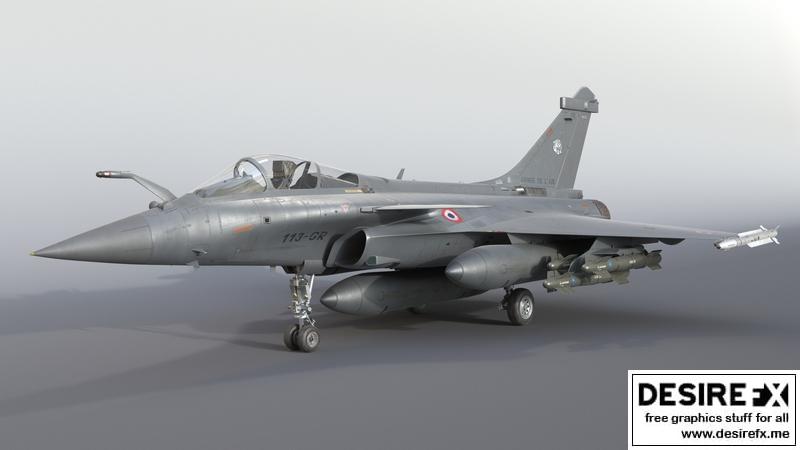 Desire FX 3d models | Dassault Rafale fighter jet