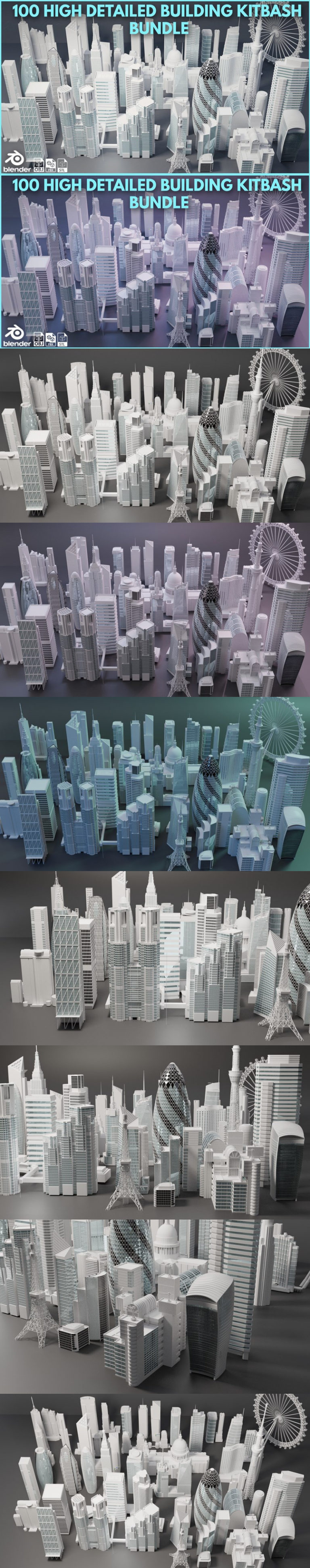 Desire FX 3d models | 100+ Real World High Detailed Skyscrapers and ...