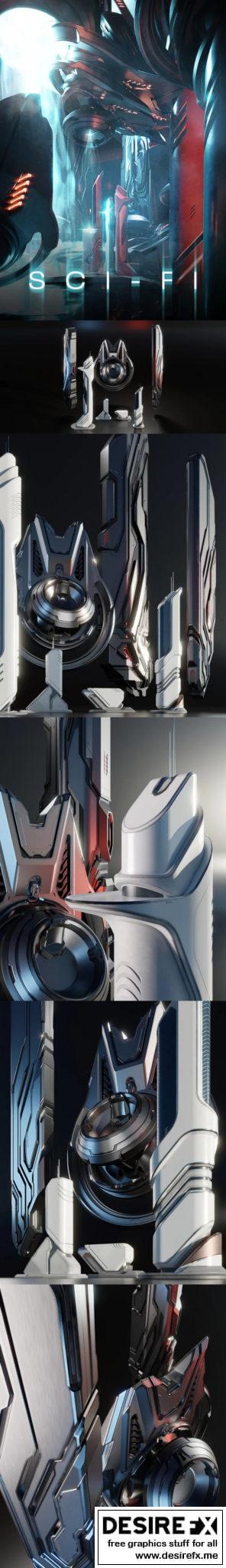 Desire FX 3d models | Asset Smash – Micro-Kit Sci-Fi and Micro-Kit Fantasy