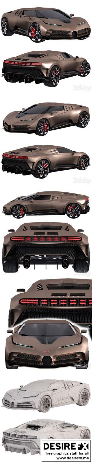 Desire FX 3d models | Bugatti Centodieci 3D Model