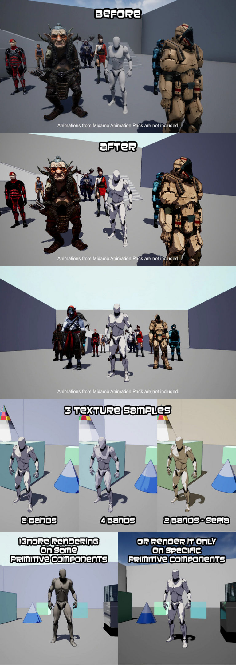 Desire FX 3d models | Cartoon Cel Shading Post Process