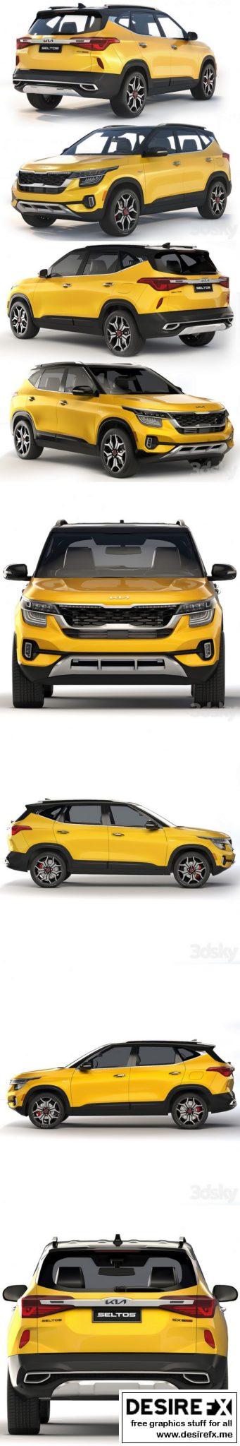 Desire FX 3d models | Kia Seltos SX 2022 3D Model