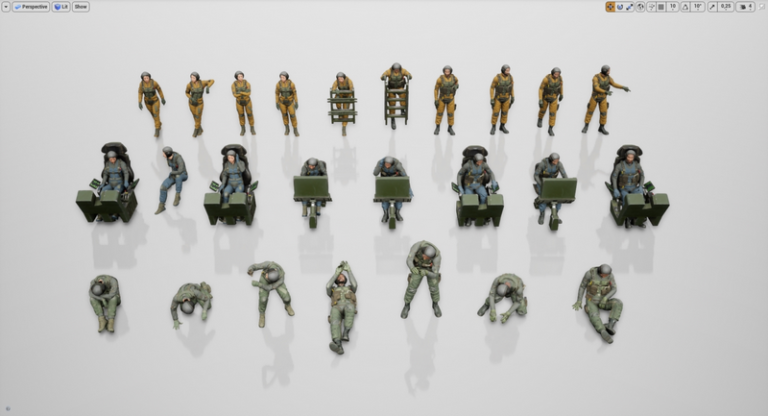 Desire FX 3d models | Mech Squad Collection – BigMediumSmall
