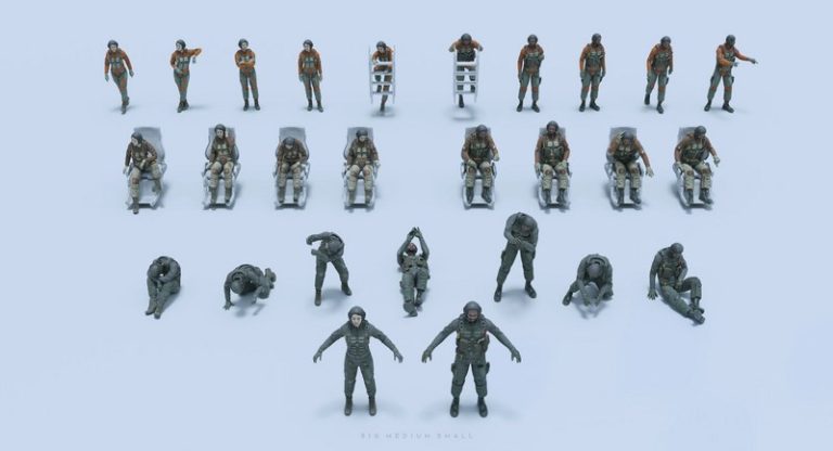 Desire FX 3d models | Mech Squad Collection – BigMediumSmall