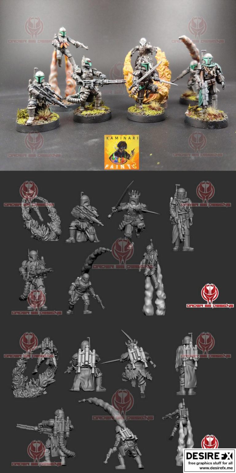 Desire FX 3d models | Modular Bounty Hunter Death Squad – 3D Print ...
