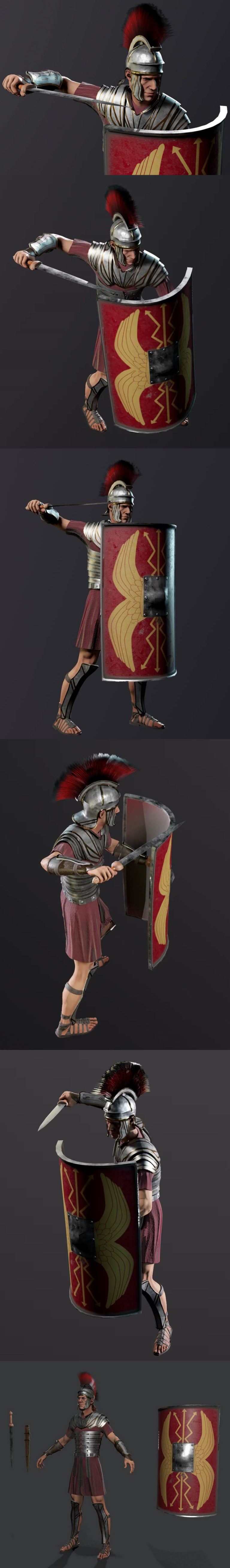 Desire FX 3d models | Roman Soldier