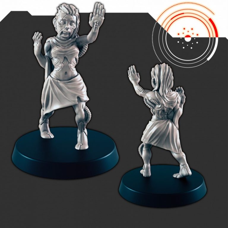 Desire FX 3d models | Sci-Fi Alien Hive Infected Female – 3D Print ...