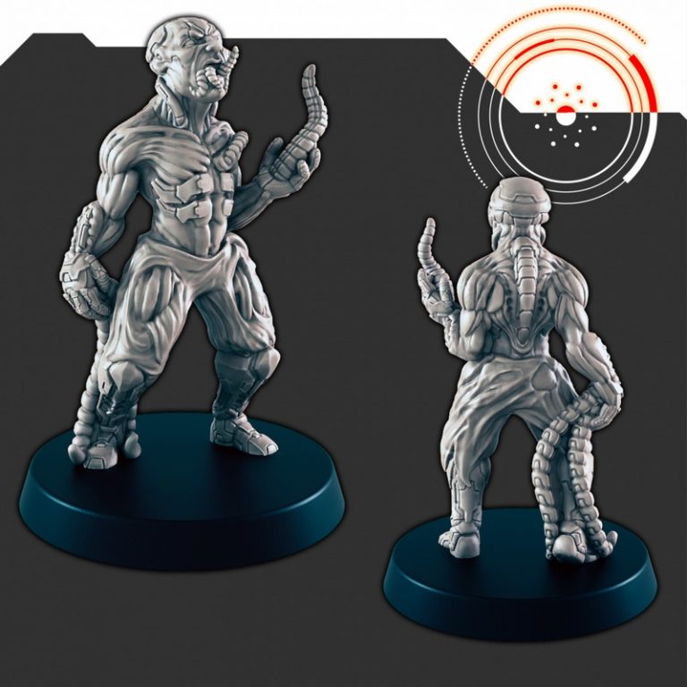Desire FX 3d models | Sci-Fi Alien Hive Infected Male – 3D Print Model STL