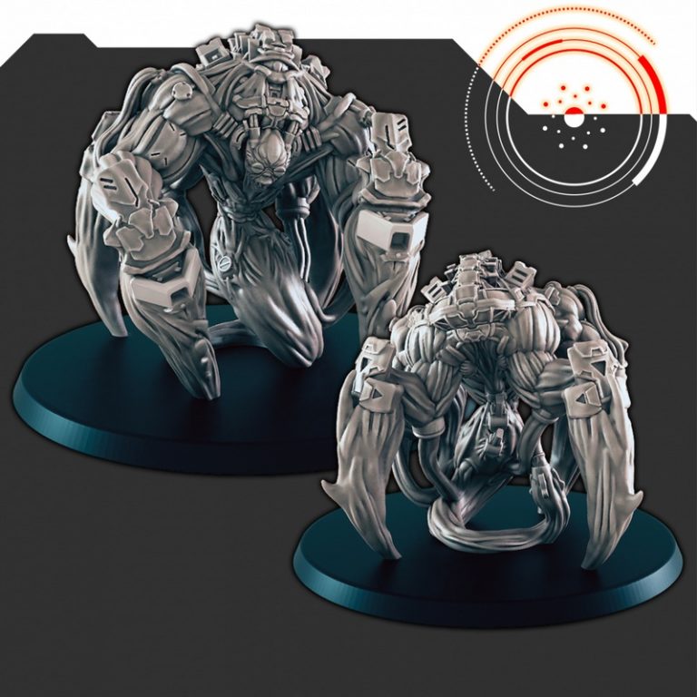 Desire FX 3d models | Sci-Fi Alien Hive The Lurker – 3D Print Model STL