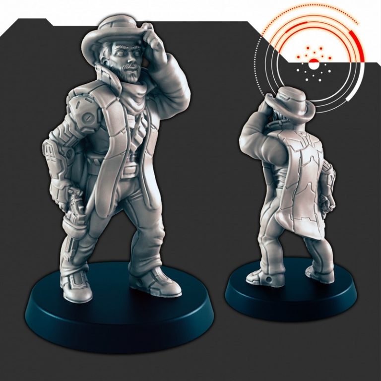 Desire FX 3d models | Sci-fi Space Cowboy Montana – 3D Print Model STL