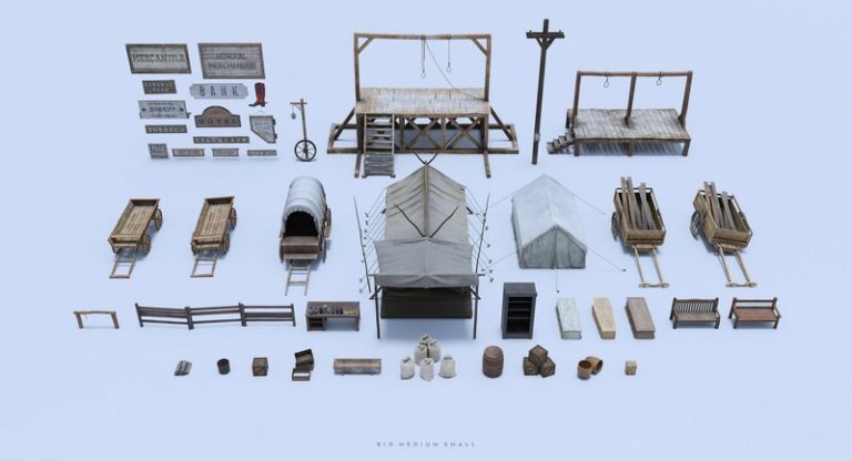 Desire FX 3d models | Wild West Collection Bundle – BigMediumSmall
