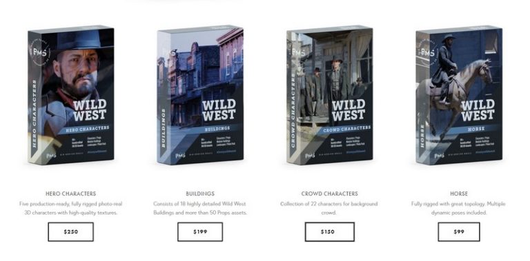 Desire FX 3d models | Wild West Collection Bundle – BigMediumSmall