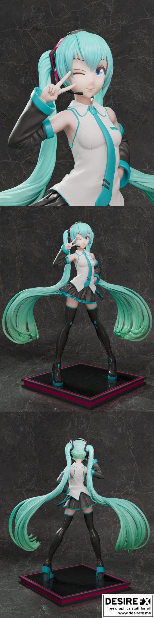 Desire FX 3d models | Hatsune Miku – 3D Print Model STL