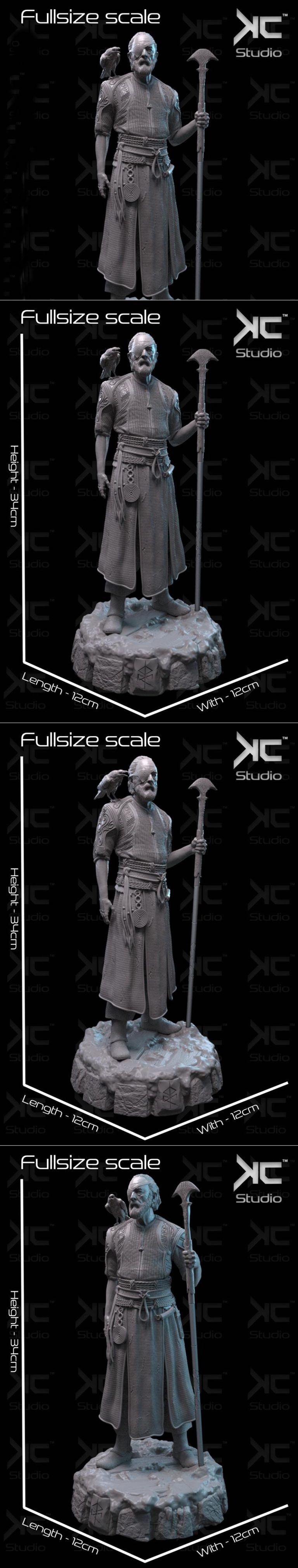 Desire FX 3d models | Odin Fan Art – Kc studio – 3D Print Model STL