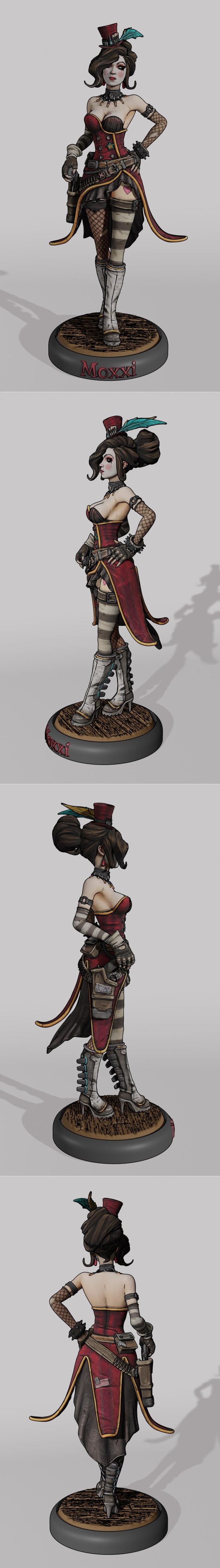 Desire FX 3d models | Mad Moxxi Borderlands – 3D Print Model STL